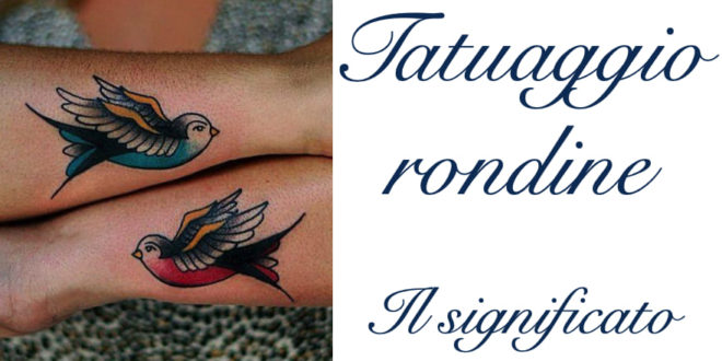 Tatuaggio Rondine: Significato, Idee, Foto Parti del Corpo