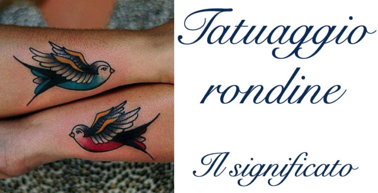 Tatuaggio Rondine: Significato, Idee, Foto Parti del Corpo
